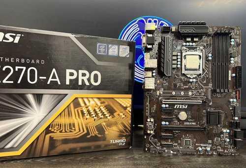 Intel Core i7 6700 + MSI Z270-A Pro