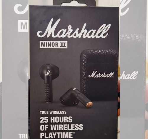 Беспроводные наушники Marshall Minor 3 / Black