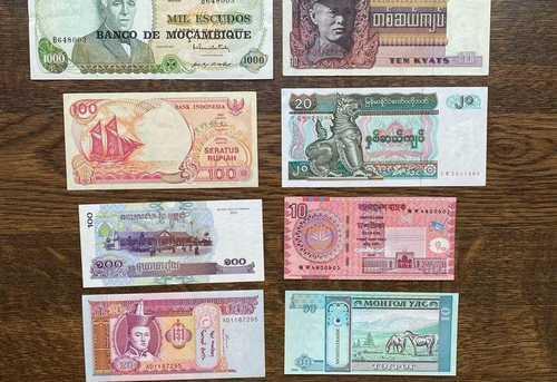 Иностранные Боны Банкноты 9 шт