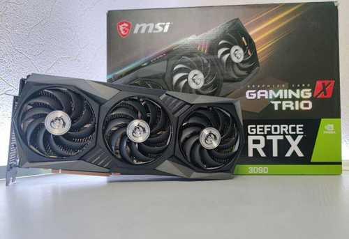 Видеокарта rtx 3090 Msi Gaming X Trio 24gb