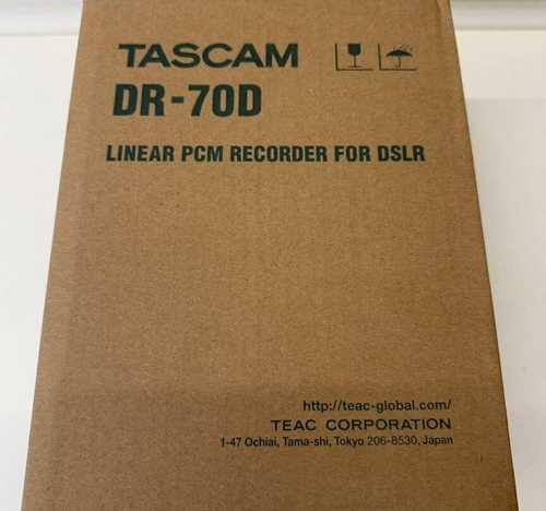 Новый Tascam DR-70D