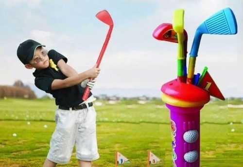 Подвижные игры : детский твистер и гольф