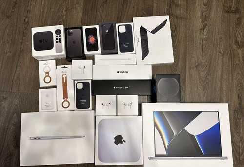 Коробка iPhone, Macbook и др