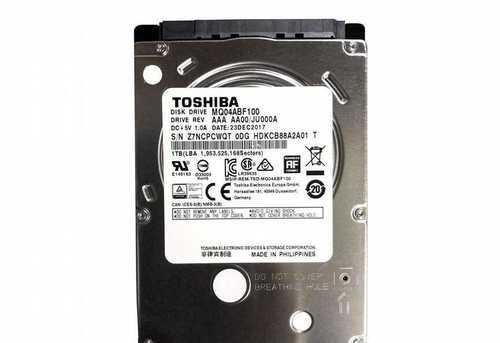 Жесткий диск Toshiba MQ04ABF0100, 1000Гб, 5400rpm