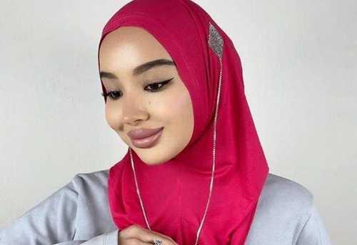 Хиджаб бонька ромбик готовый хиджаб опт