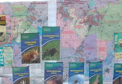 Для охоты, карты охотхозяйств ростовской об