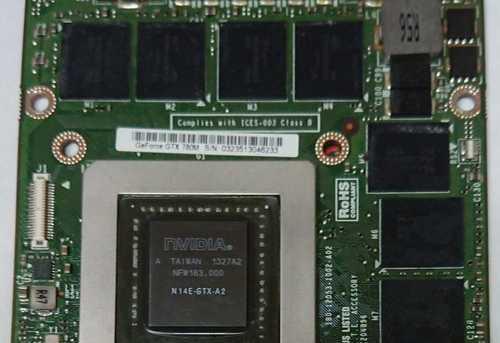Видеокарты в ноутбук Nvidia GeForce GTX 780M MXM-B