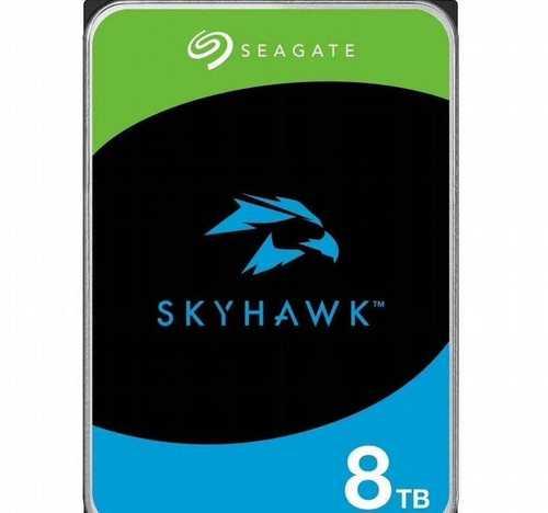 8TB Seagate SkyHawk (ST8000VX010) SATA 6 Гбит/с, 7200 rpm, 256 mb buffer