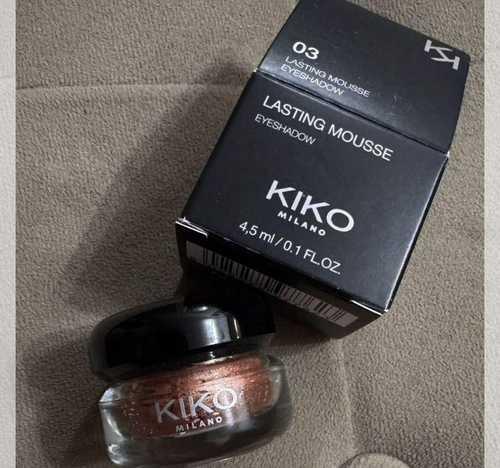 Kiko lasting mousse стойкие муссовые тени для век