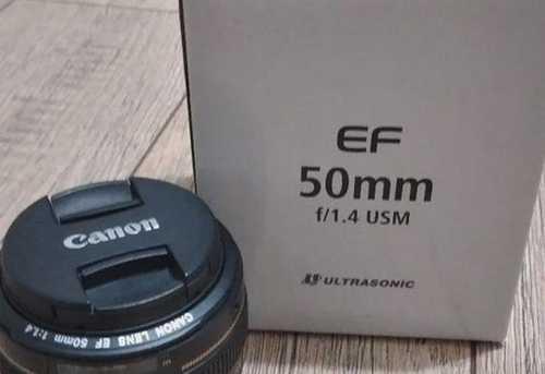 Объектив Canon EF 50mm f/1.4 USM