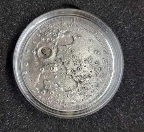 Монета Moon NWA 8609 Метеорит Луна