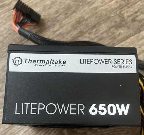 Блок питания Thermaltake litepower 650w