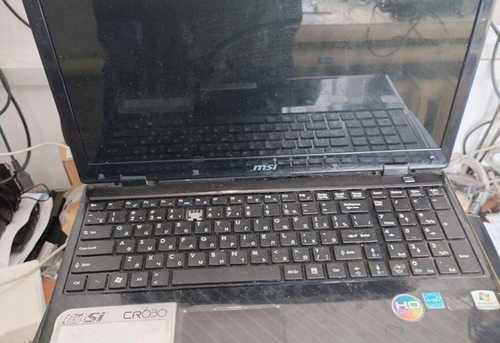 Ноутбук msi cr630