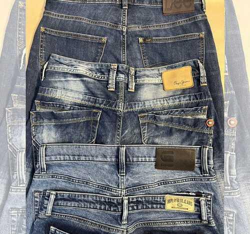 Джинсы Lee Replay G Star Pepe Jeans London