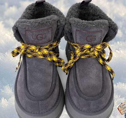 UGG (угги) Funkarra Cabin Cuff - обувь для девушки Серого цвета