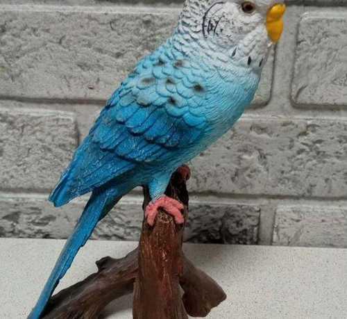 Волнистый попугай статуэтка
