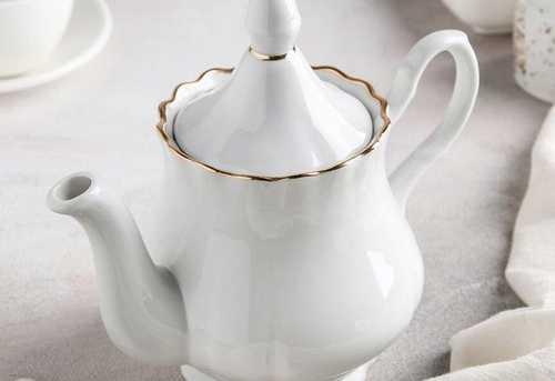 Чайник «Романс», 800 мл, цвет белый