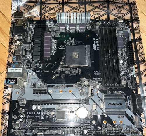 Материнская плата asrock b450 pro4