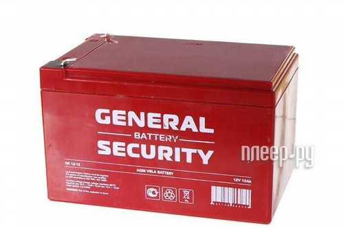 Аккумулятор General Security 12V 12Ah GS12-12