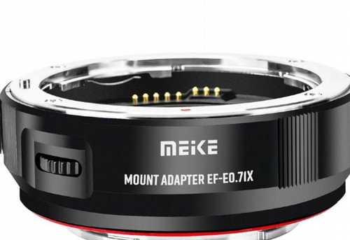 Адаптер Meike efte-0.71X EF на E-mount