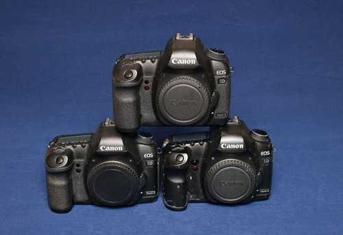 Лот 3 фотоаппарата Canon 5D mark ii