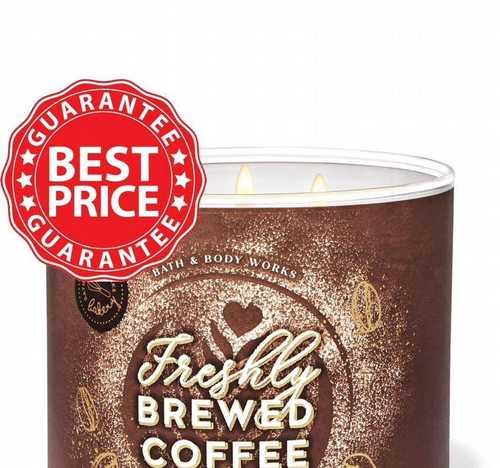Bath and body works свеча Freshly brewed coffee