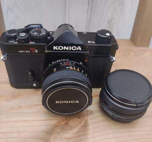 Koniсa auto reflex T3,konica FTA,2 обьектива