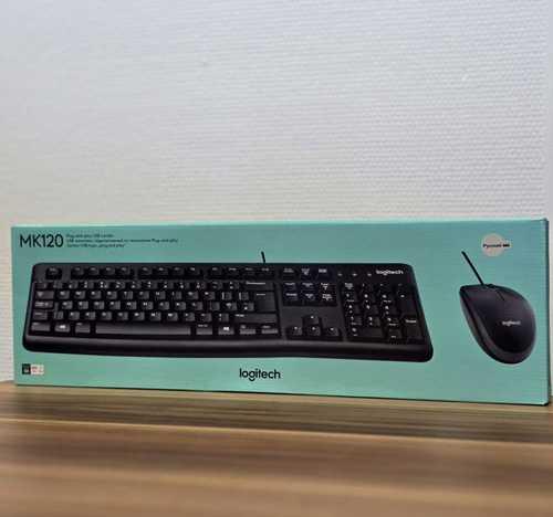 Мышь и клавиатура logitech MK120