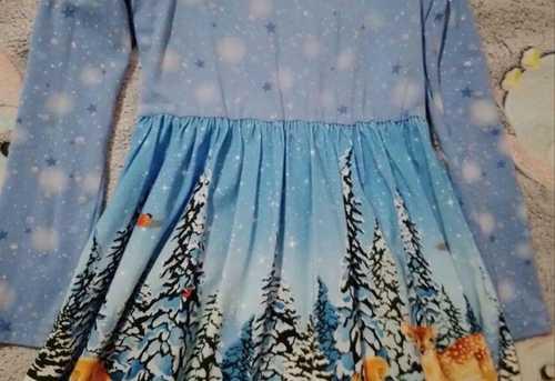 Платье для девочек фэмили лук размер 86-128