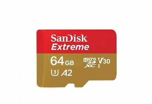 Карта памяти SanDisk Extreme 64GB 160 MB/s