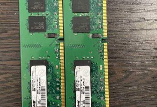 DDR2 8GB (2GBx4) 2 комплекта 2GBх2