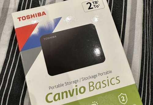 Внешний HDD Toshiba Canvio Basics 2 TB новый