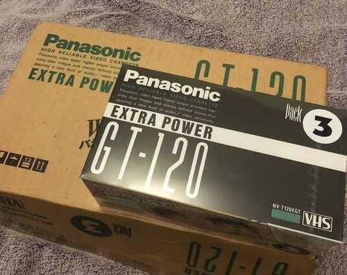 Panasonic GT 120 VHS видеокассеты новые
