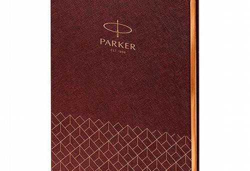 Ежедневник недатированный коричневый с лого Parker