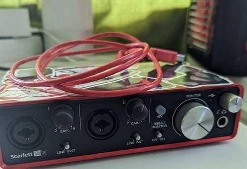 Звуковая карта focusrite Scarlett 2i2 2nd gen