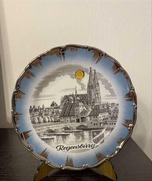 Сувенирная тарелка Регенсбург, Германия