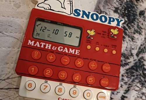 Электронная игра-калькулятор Snoopy
