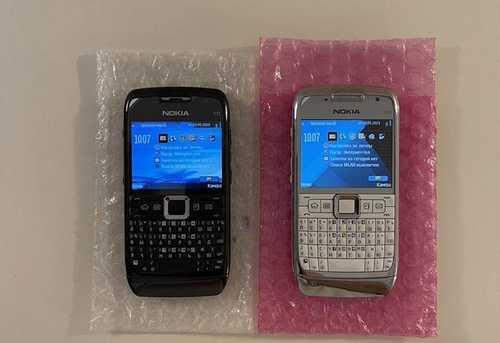 Телефон Nokia E71 black,white