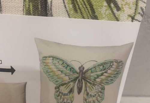 Декоративная подушка чехол IKEA Бабочка