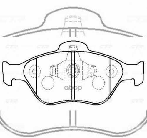 Колодки дисковые передние Ford Fiesta 1.3-1.6