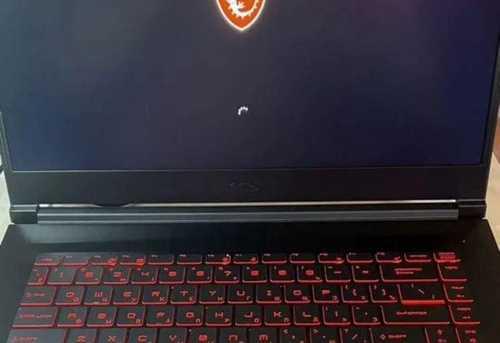 Игровой ноутбук 15.6" MSI GF63 Thin 11UC, 512 ГБ, Core i5-11400H, RAM 8 ГБ, GeForce RTX 3050 4 ГБ