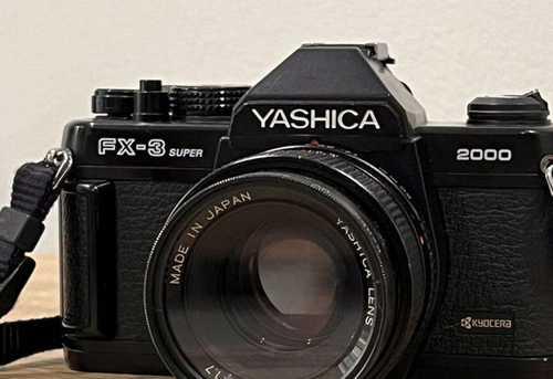 Камера Yashica FX-3 Super 2000 oбъектив 50 mm 1.7