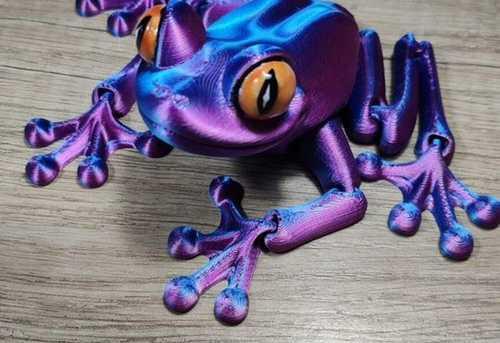 Игрушка лягушка с подвижными лапками