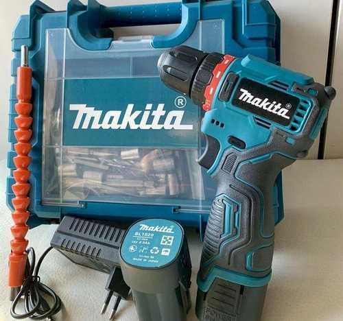 Шуруповерт Makita с набором бесщеточный 18V