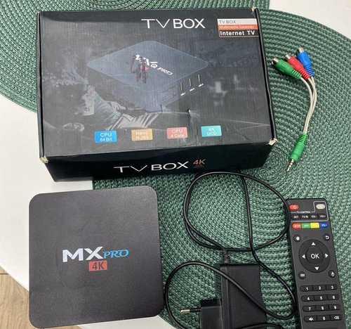 SMART tv приставка tv box mx pro 4k