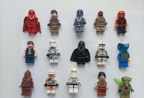 Lego минифигурки star wars Ninjago