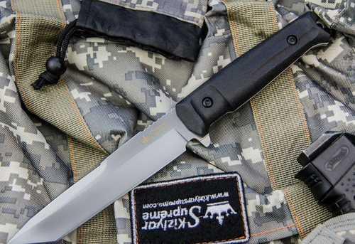 Тактический нож aggressor AUS-8 stonewash