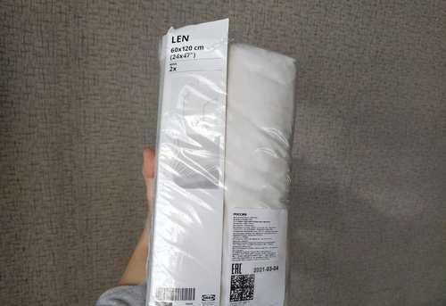 Простынь на резинке IKEA LEN 60x120 см