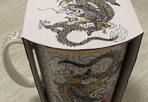 Кружка с изображением дракона