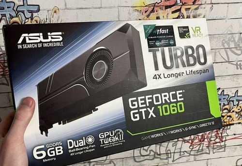 Видеокарта Asus geforce gtx 1060 6gb turbo